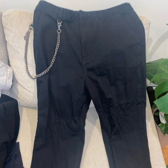 Ksubi | Pants | Ksubi Side Wallet Chain Crop Pants | Poshmark
